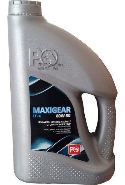 P.Ofisi Maxigear Ep-X 80W90 3 Litre P.Ofisi Maxigear Ep-X 80W90 3 Litre