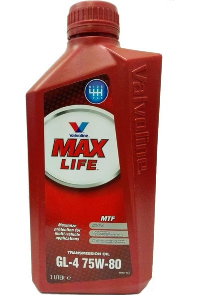 Valvoline Maxlife Mtf 75W80 1 Litre