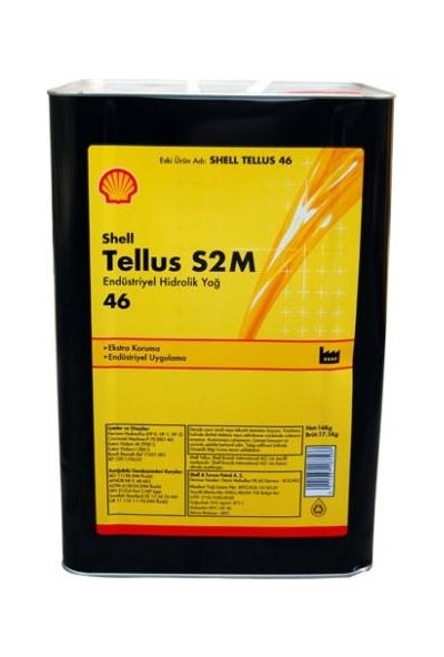 Shell Tellus S2 M 46 Teneke 18.2 Litre (16 Kg)