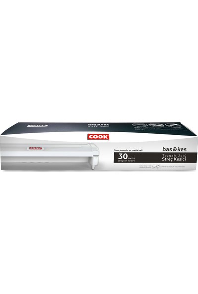 Cook Bas & Kes Strech Film 30X30 m Beyaz