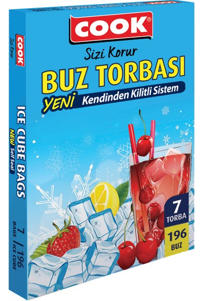 Cook Kendinden Kilitli Buz Torbası 7 Li
