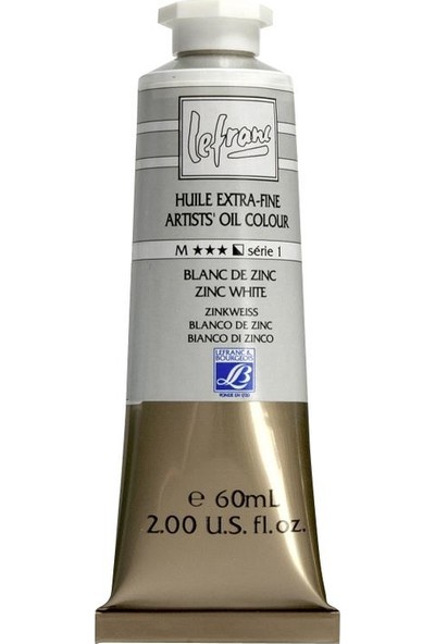 Lefranc & Bourgeois Artist Yağlı Boya 60ml - Zinc White Lefranc & Bourgeois Artist Yağlı Boya 60ml - Zinc White