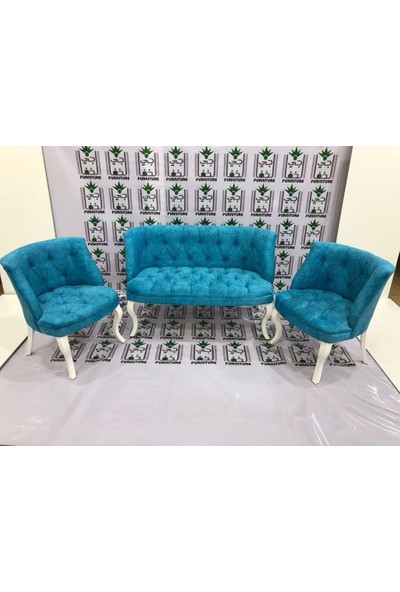 Esertrade Çay Seti Koltuk Takımı Özel Nubuk Kumaş 2+1+1 Esertrade Çay Seti Koltuk Takımı Özel Nubuk Kumaş 2+1+1