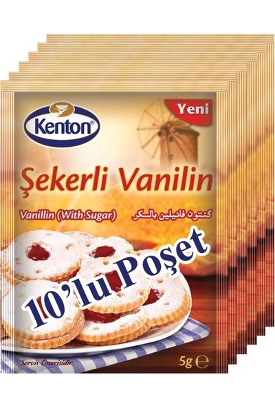 Kenton Hamur Şekerli Vanilin 10'Lu Kenton Hamur Şekerli Vanilin 10'Lu