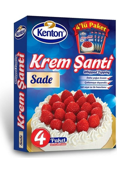Kenton Krem Şanti Sade 300 Gr Kenton Krem Şanti Sade 300 Gr
