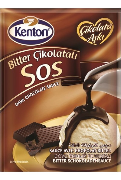 Kenton Sos Çikolata Aşkı Çikolatalı Bitter 125 Gr