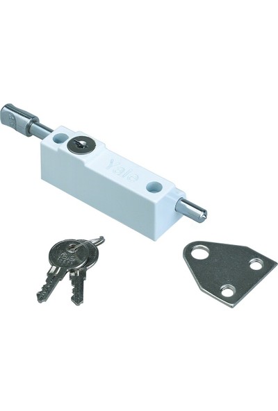 Yale P124W Sürgülü Kapı Pencere Kilidi Beyaz Yale P124W Sürgülü Kapı Pencere Kilidi Beyaz