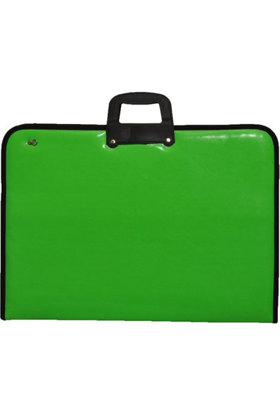 Gözde Proje Suni Deri 38*53*5 cm Neon Yeşil Proje Çantası