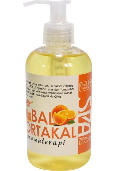 Ryoto Bal Portakal Aromaterapi Masaj Yağı 250 ml Ryoto Bal Portakal Aromaterapi Masaj Yağı 250 ml
