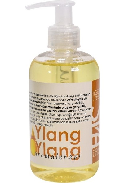 Ryotospa Ylang Ylang Aromaterapi Masaj Yağı 250 ml
