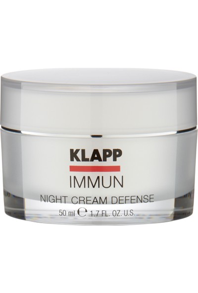 KLAPP IMMUN HASSAS VE KIZARIK CILTLER IÇIN GECE BAKIM KREMI 50 ML