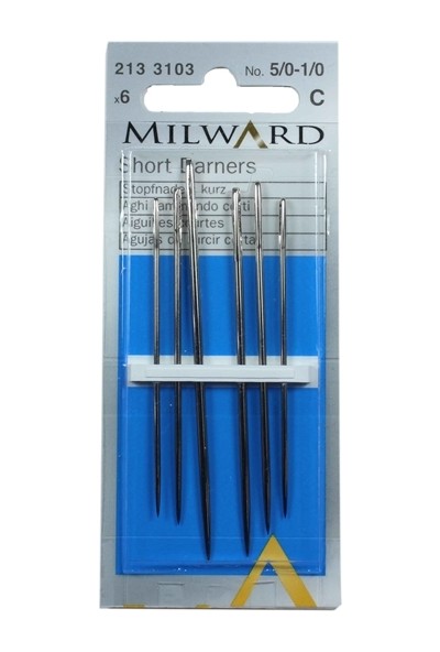 Milward Çelik Kısa Onarım İğnesi No:5/0-1/0