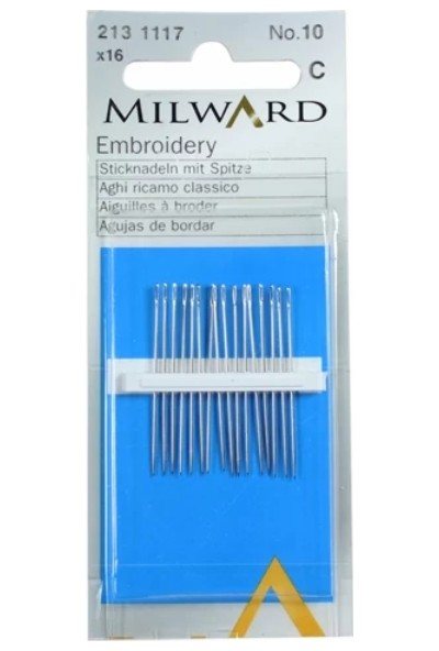 Milward Çelik Nakış İğnesi No:10 Milward Çelik Nakış İğnesi No:10