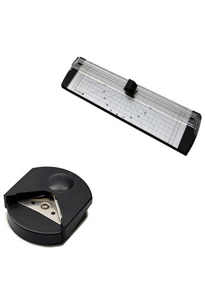 Olympia Ez60 Giyotin (A4) + Olympia S100 Köşe Kesme Aparatı