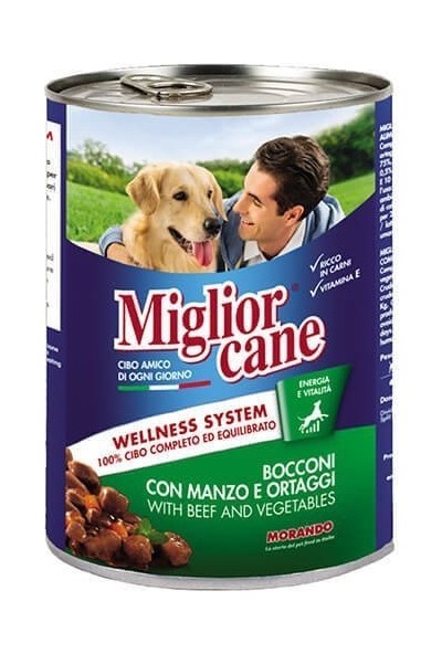 Miglior Cane Biftekli Sebzeli Köpek Konservesi 405 gr Miglior Cane Biftekli Sebzeli Köpek Konservesi 405 gr