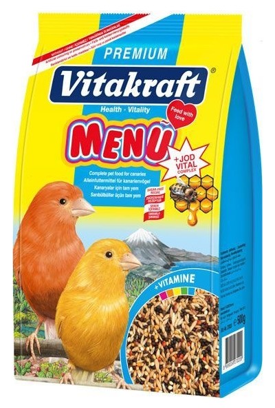 Vitakraft Premium Menü Vital Balli Kanarya Yemi 500 gr Vitakraft Premium Menü Vital Balli Kanarya Yemi 500 gr
