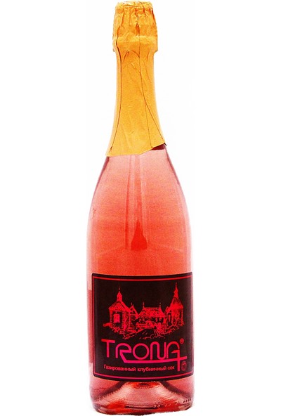 Trona Çilek Aromalı Alkolsüz Şampanya 75 cl Trona Çilek Aromalı Alkolsüz Şampanya 75 cl