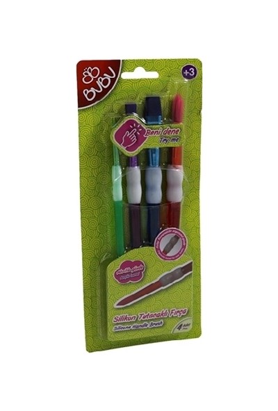 Bu-Bu Slikon Tutacaklı Fırça