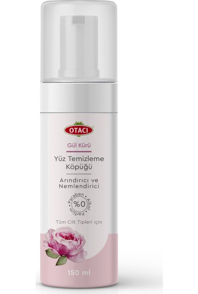 Otacı Gül Kürü Yüz Temizleme Köpüğü 150 Ml Otacı Gül Kürü Yüz Temizleme Köpüğü 150 Ml