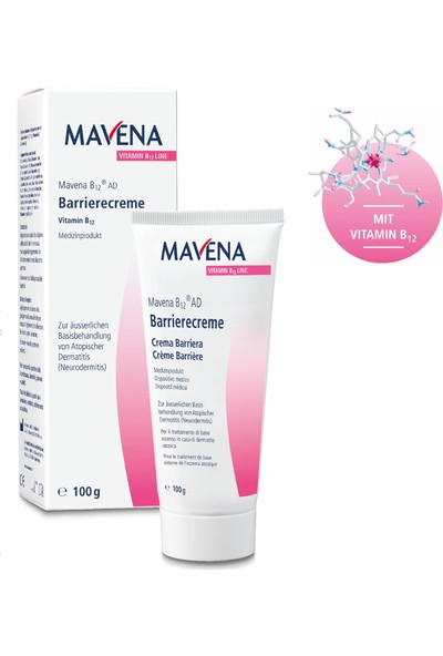 Mavena B12 Ad Onarıcı Krem 100gr Mavena B12 Ad Onarıcı Krem 100gr