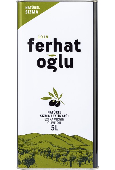 Ferhatoğlu Naturel Sızma 5 lt Zeytinyağı