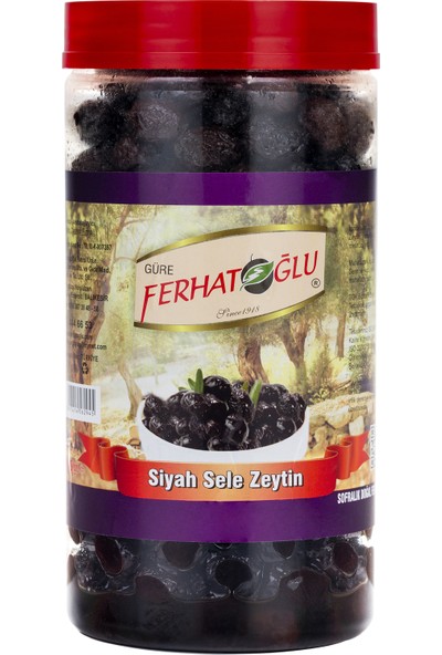 ferhatoğlu Siyah Sele Zeytin 1 kg ferhatoğlu Siyah Sele Zeytin 1 kg