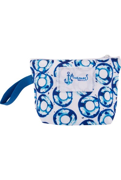 Anemoss Gel-Git Mavi Makyaj Çantası