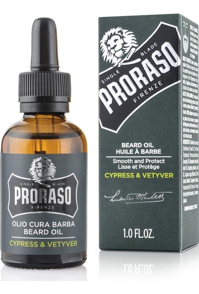 Proraso Sakal Bakım Yağı - Cypress Vetyver Proraso Sakal Bakım Yağı - Cypress Vetyver