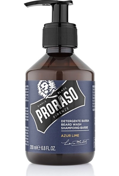 Proraso Sakal Şampuanı - Azure Lime Proraso Sakal Şampuanı - Azure Lime