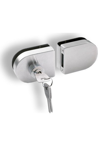 Kale Kd070/20-128 Cam Kapı Kilidi Çift Kanat - Silindirli,