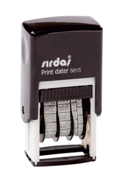 Sırdaş 5815 Tarih Kaşesi Türkçe Siyah Keçe