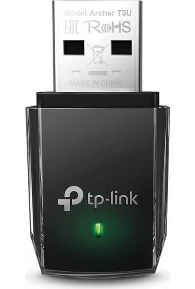TP-Link Archer T3U AC1300 Mini Wireless MU-MIMO USB Adaptör TP-Link Archer T3U AC1300 Mini Wireless MU-MIMO USB Adaptör