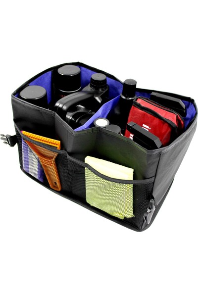 Stylecar Oto Araç Katlanabilir Bölmeli Araba Bagaj Organizeri Çantası Styl500001