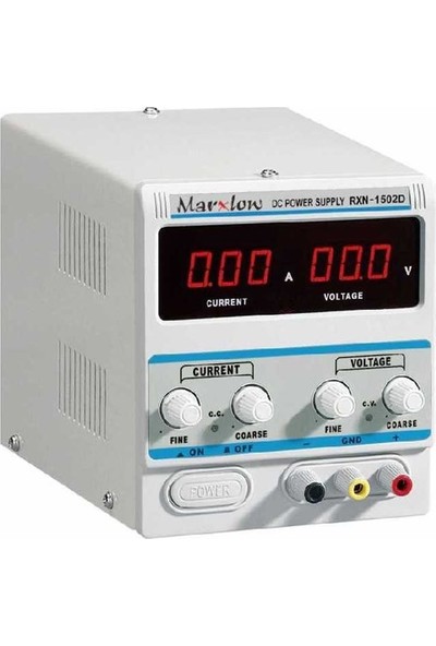 Marxlow 0-15V 2A Ayarlı Güç Kaynağı RXN-1502D Marxlow 0-15V 2A Ayarlı Güç Kaynağı RXN-1502D