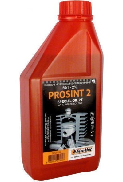 Oleomac Prosint 2 Zamanlı Yağ 1 Litre Oleomac Prosint 2 Zamanlı Yağ 1 Litre
