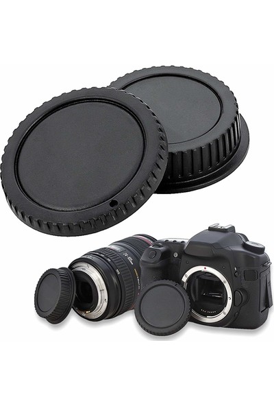 Soundizayn Canon Uyumlu Body Gövde Kapak Ve Lens Arka Kapağı Soundizayn Canon Uyumlu Body Gövde Kapak Ve Lens Arka Kapağı