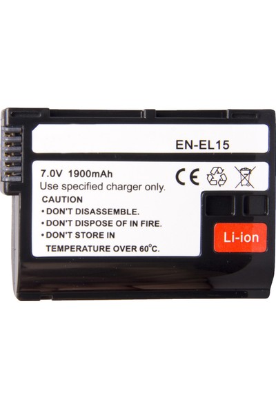 No Name D600 İçin EN-EL15 ENEL15 Batarya No Name D600 İçin EN-EL15 ENEL15 Batarya