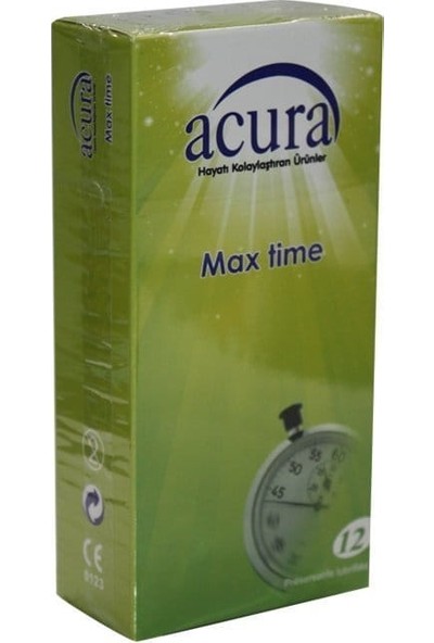 Acura AC 9002 Max Time 12'li Prezervatif Acura AC 9002 Max Time 12'li Prezervatif