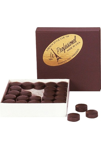 Le Pro Sert Deri Amerikan Bilardo Istakası Ucu (10 Adet Uç)