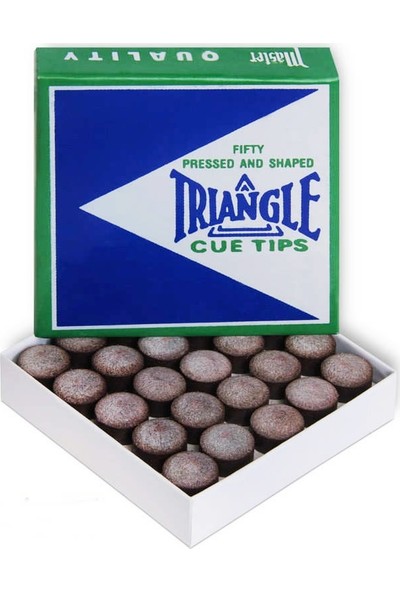 Triangle Krom Tabaklanmış Sert Deri Istaka Ucu 10 Adet 11 Mm