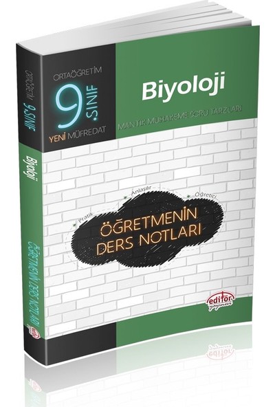 Editör Yayınları 9. Sınıf Biyoloji Öğretmenin Ders Notları