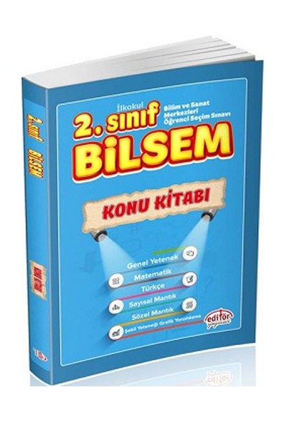 Editör Yayınları 2. Sınıf BİLSEM Konu Kitabı