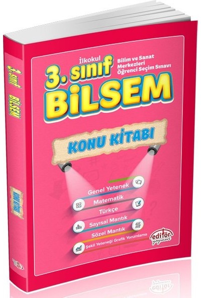 Editör Yayınları 3. Sınıf BİLSEM Konu Kitabı Editör Yayınları 3. Sınıf BİLSEM Konu Kitabı