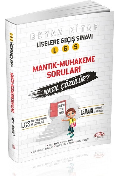 Editör Yayınları 8. Sınıf LGS Mantık Muhakeme Soruları Nasıl Çözülür Editör Yayınları 8. Sınıf LGS Mantık Muhakeme Soruları Nasıl Çözülür