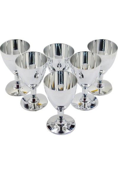 Cansüs 6lı Metalik Plastik Kadeh Cansüs 6lı Metalik Plastik Kadeh