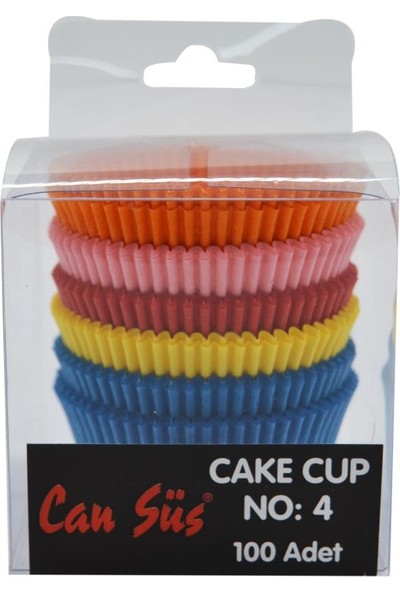 Cansüs No:4 100lü Kağıt Muffin Cupcake Kalıpları Asorti