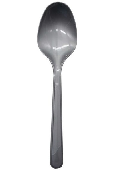 Cansüs 25li Tek Kullanımlık Plastik Kaşık Gümüş