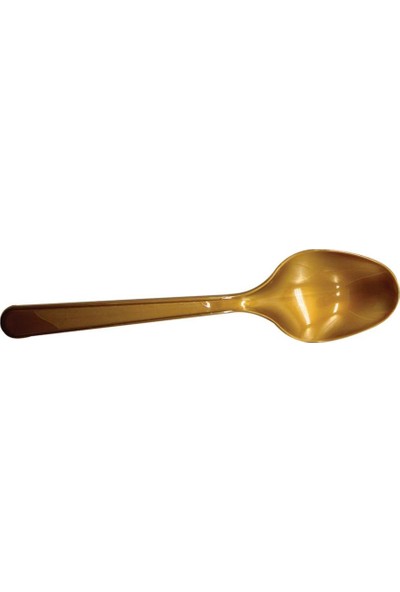 Cansüs 25li Tek Kullanımlık Plastik Kaşık Gold Cansüs 25li Tek Kullanımlık Plastik Kaşık Gold