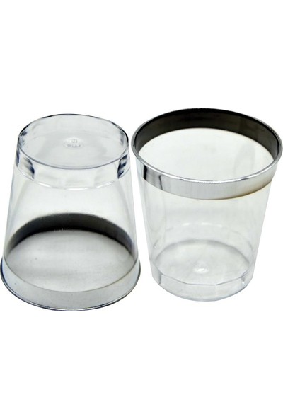 Cansüs 25li Yaldızlı Mini Bardak 3 cm