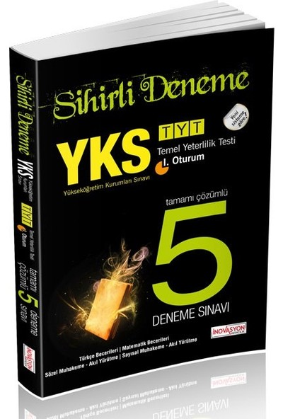 İnovasyon TYT Sihirli Tamamı Çözümlü 5 Deneme Sınavı